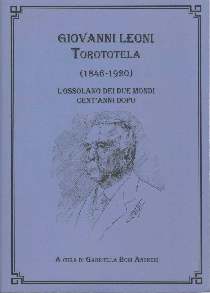 Giovanni Leoni Torototela (1846-1920) - Libreria Grossi snc Domodossola ...